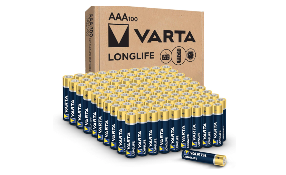 Stock Up Price! VARTA Longlife AA + AAA Batteries (100 Pack) | 12¢ a ...