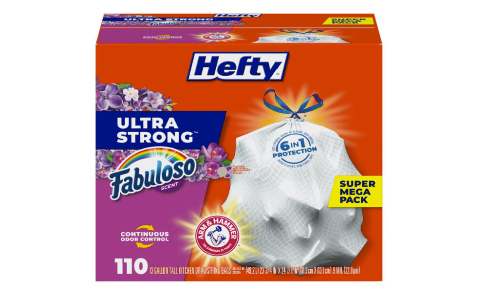 29% Off + Extra 15% Off Hefty Ultra Strong 13 Gallon Trash Bags at ...