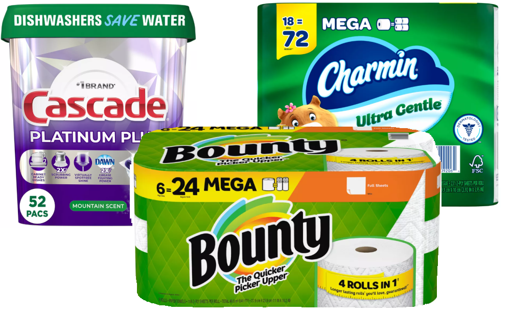 Household Deal at Target! Pay $26 for $62 worth of Bounty, Charmin ...