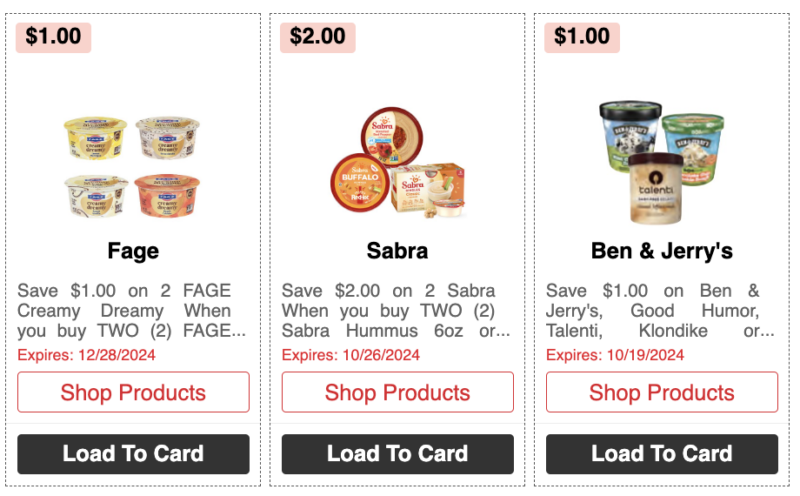Over $150 in New ShopRite eCoupons -Save on Fage, Sabra, Ben & Jerry’s ...