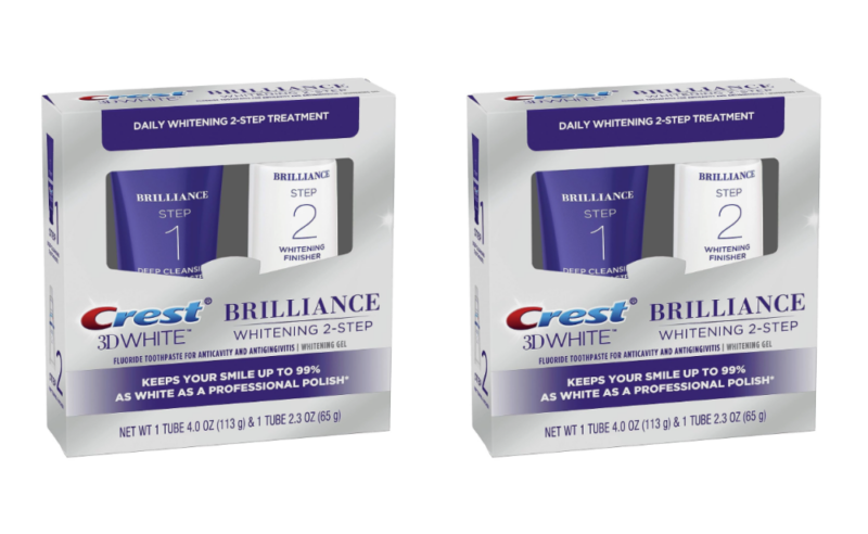 61% Off Crest 3D White Brilliance 2 Step Kit {Amazon} | Living Rich ...