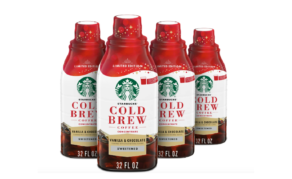 Walmart Deal | (4 pack) Starbucks Sweetened Cold Brew Coffee ...