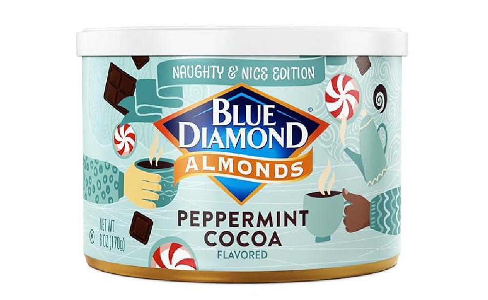 59% Off Blue Diamond Almonds, Peppermint Cocoa Snack Nuts, 6 Oz at ...