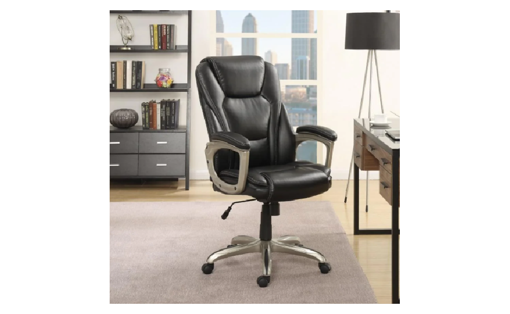 Serta Heavy-Duty Bonded Leather Commercial Office Chair with Memory ...