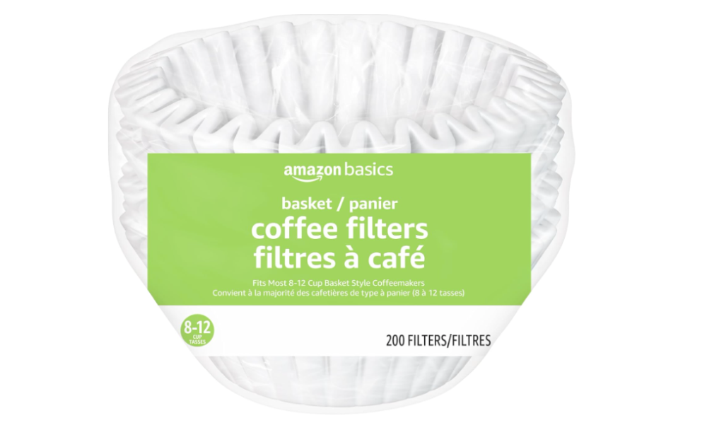 1¢ Each! Amazon Basics Basket Coffee Filters for 8-12 Cup Coffee Makers ...