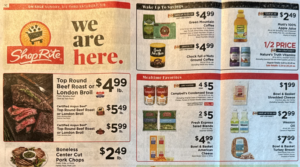 ShopRite Preview Ad for the week of 3/2/25 | Living Rich With Coupons®