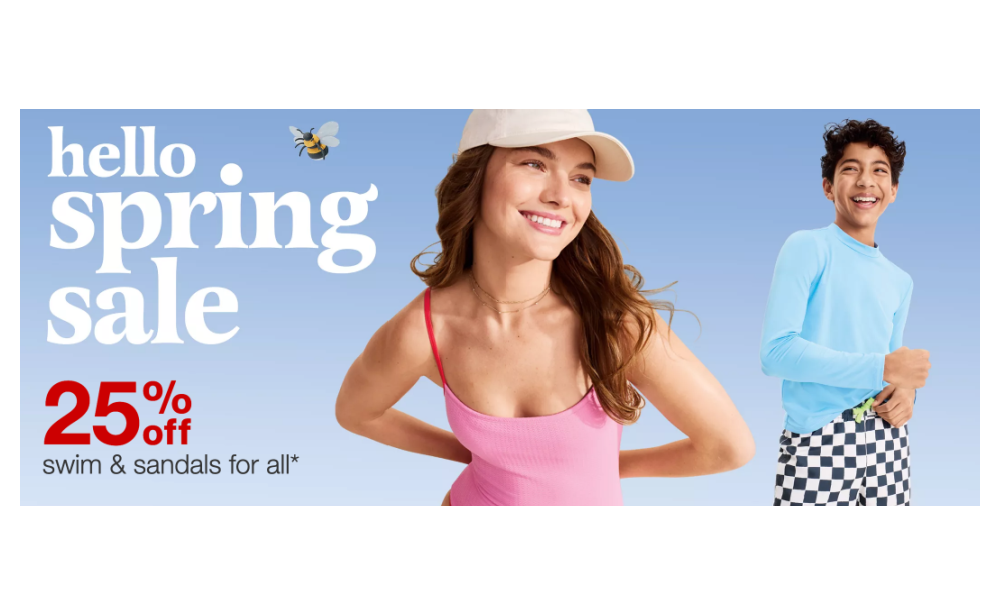 25% Off Sandals and Swim at Target | Kids Suits Start at $7.25 | Living ...
