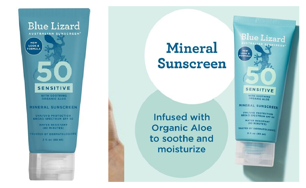 Blue Lizard Sensitive Mineral Sunscreen Lotion as low as $3.69 at CVS ...