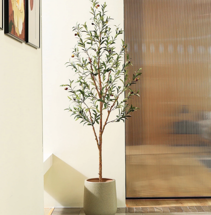 6ft Faux Olive Tree $35 (reg: $100) at Walmart Big Deal Days | Living ...