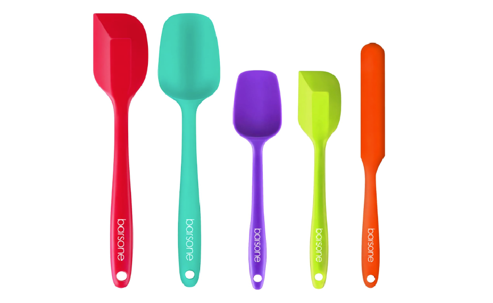 50% Off 5-Piece Silicone Spatula Set {Amazon} | Under $5 | Living Rich ...