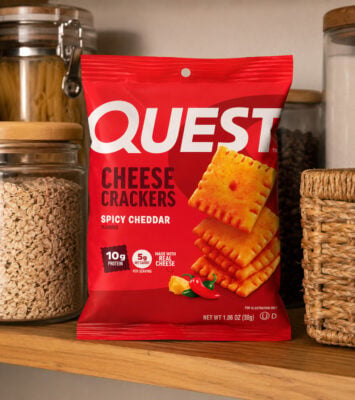 Great Low Carb Snack! 47% Off Quest Nutrition Cheese Crackers, Spicy ...