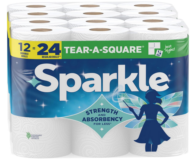 Easy Paper Deal! Sparkle 12 ct Paper Towels $9.xx on Amazon! | Living ...