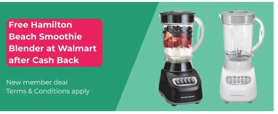 HOT! FREE Hamilton Beach Smoothie Blender at Walmart | Top Cash Back ...