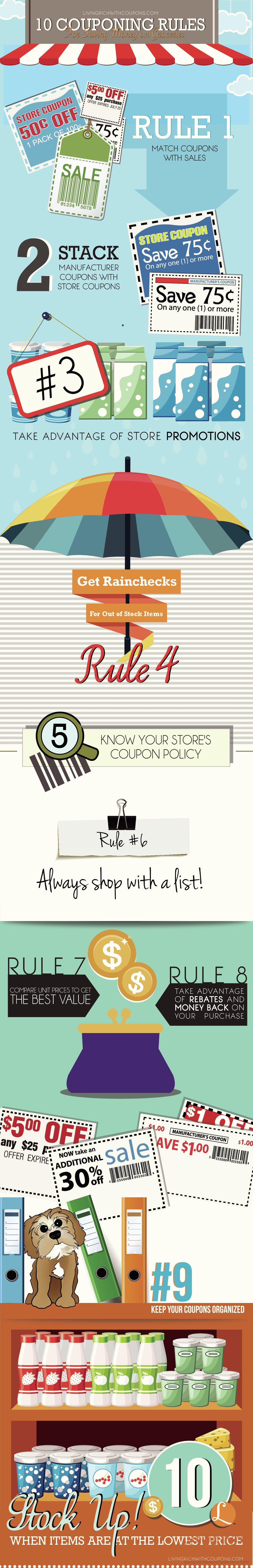 Top 10 Couponing Rules | Living Rich With Coupons®