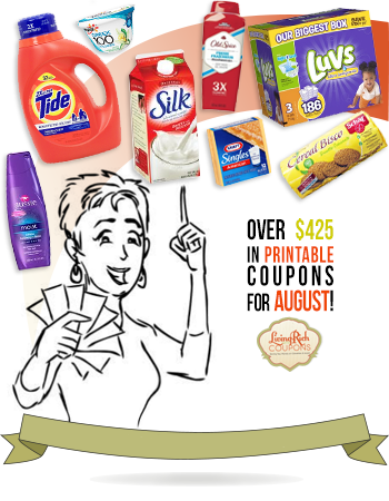 Printable Coupons for August – Over $425 Available to Print! | Living ...