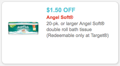 New $1.50/1 Angel Soft Bath Tissue Target Coupon – Triple Stack Deal ...