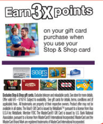 Hot! Up to $46 Money Maker on Visa or Mastercard Gift Card at Stop ...