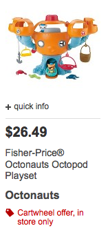 New 50% Off Octonauts Octopod Playset Target Cartwheel Offer – Today ...