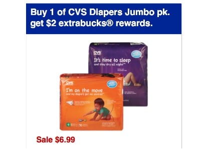 CVS Brand Jumbo Pack Diapers Just $2.99! | Living Rich With Coupons®