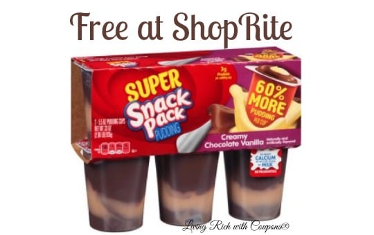 FREE Super Snack Pack Pudding at ShopRite! {10/12} | Living Rich With ...